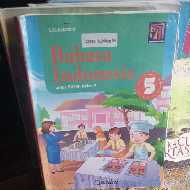 Jual BUKU BAHASA INDONESIA UNTUK SD KELAS 5 KURIKULUM MERDEKA PENERBIT QUADRA | Shopee Indonesia