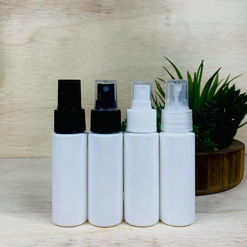 Jual Botol Spray 50 Ml / Botol Pet 50 Ml RF PUTIH - Tutup Spray Variant ...