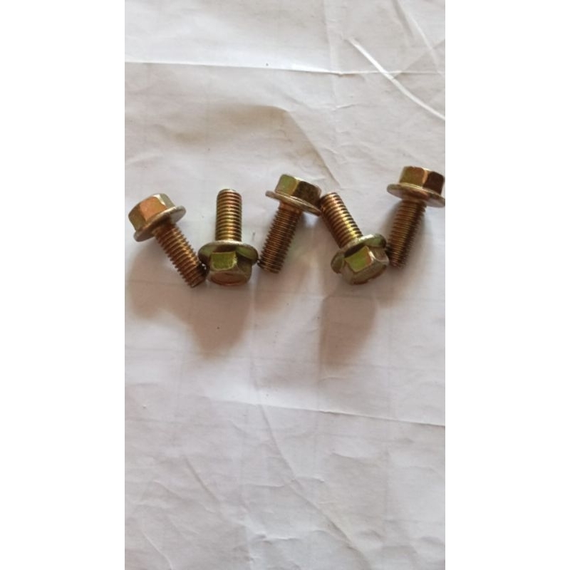 Jual Baut Flange M8×20 /Flange Bolt /Baut Topi /Kunci 12 /(Per Pcs) | Shopee Indonesia