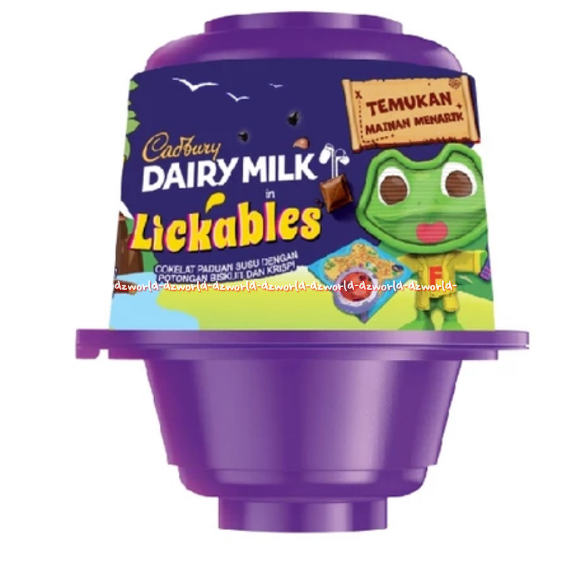 Jual cadbury Dairy Milk Lickable Toys Inside 30gr Cemilan Coklat Dengan ...