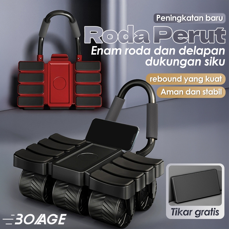 Jual SPORT ABDOMINAL ROLLER ELBOW 6 WHEEL ALAT OLAGRAGA SIT UP ALAT ...