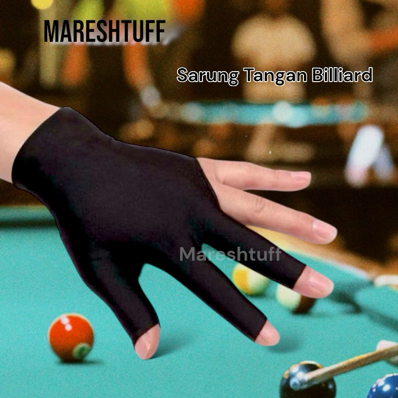 Jual Mareshtuff Sarung Tangan Bilyard Billiard Pria dan Wanita Elastis ...