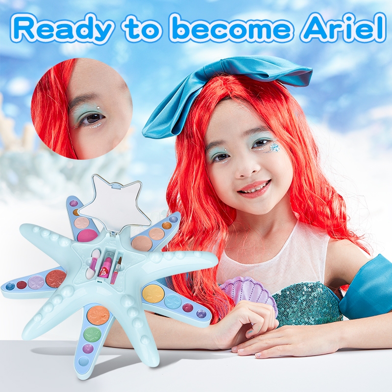Jual [HOT PRODUCT] Disney Ariel Princess Series Starfish Makeup Case ...