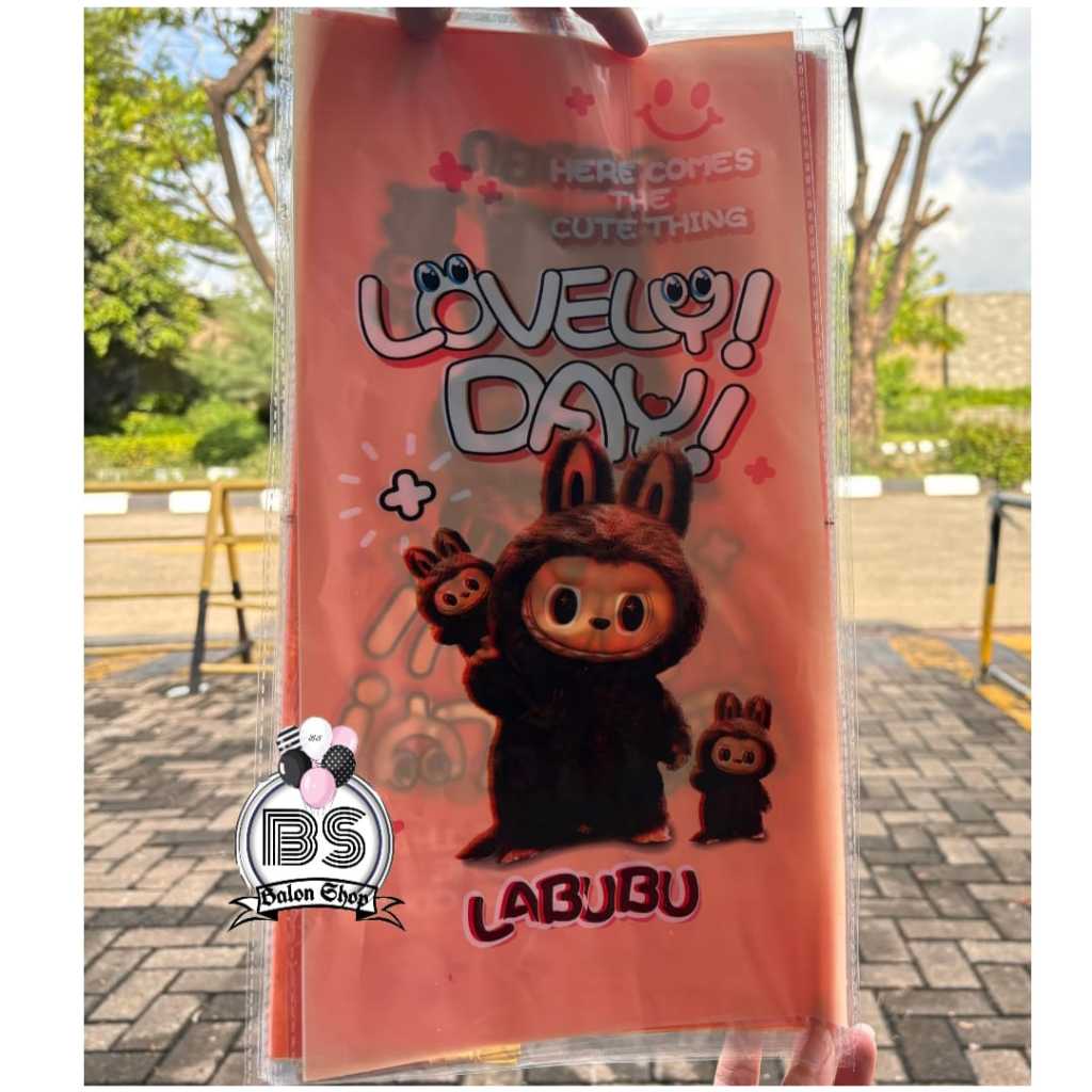 Jual PP 22 X 40 10 LEMBAR PLASTIK SNACK ULANG TAHUN KARAKTER LABUBU ...