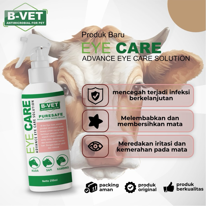 Jual Spray Obat Mata Ternak B-Vet Eye Care untuk Perawatan Mata Ternak ...