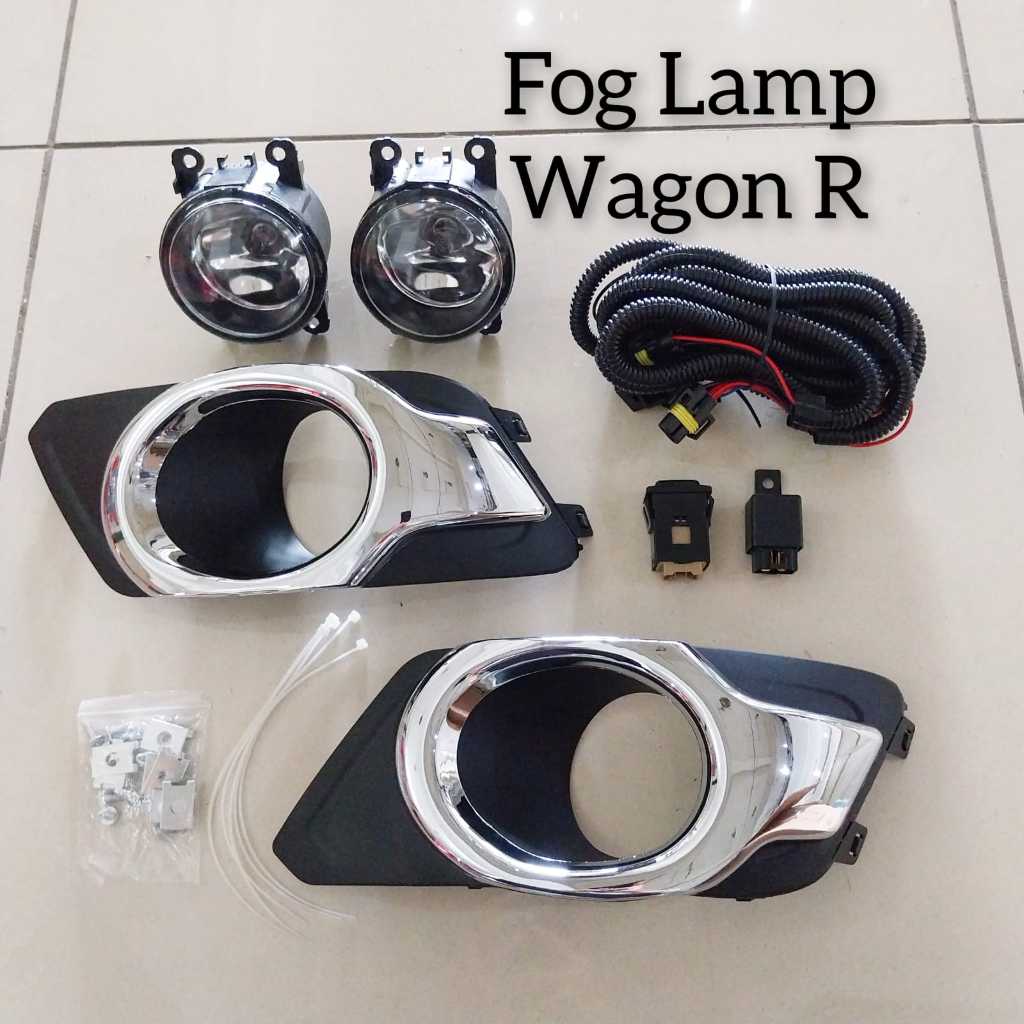 Jual Fog Lamp Mobil Suzuki Wagon R Ring Chrome | Shopee Indonesia