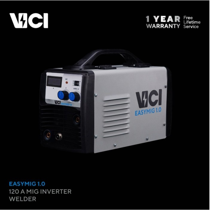 Jual Vici Easy Mig 1.0 120A Mesin Las MIG MMA Tanpa Gas Fluxcore Travo ...