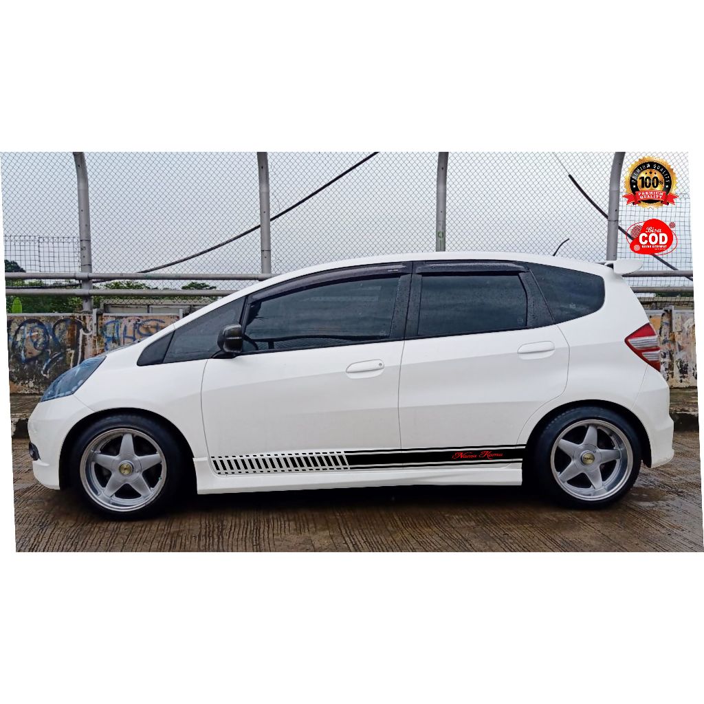 Jual Stiker Mobil Jazz Agya Ayla Brio Simple Keren Variasi Cutting ...