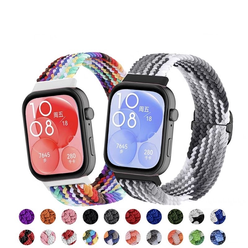 Jual Strap Huawei Watch Fit 4 Tali Jam Model Nylon Gesper Besi huawei ...