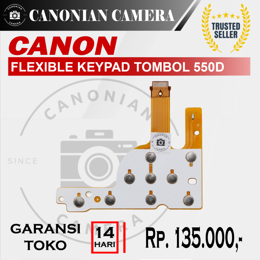 Jual Kabel Flex Flexible Keypad Tombol Canon 550D | Shopee Indonesia
