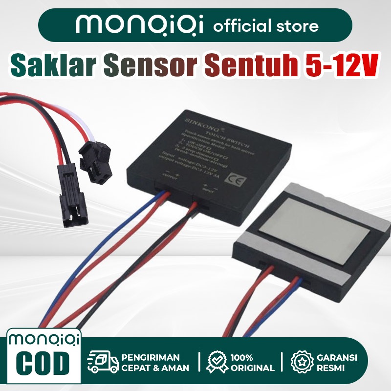 Jual Saklar Sensor Sentuh 5-12V Untuk Lampu LED Cermin Kamar Mandi ...