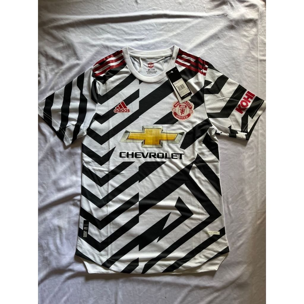 Jual JERSEY MU 3RD WHITEBLACK 20/21 PLAYER ISSUE | Shopee Indonesia