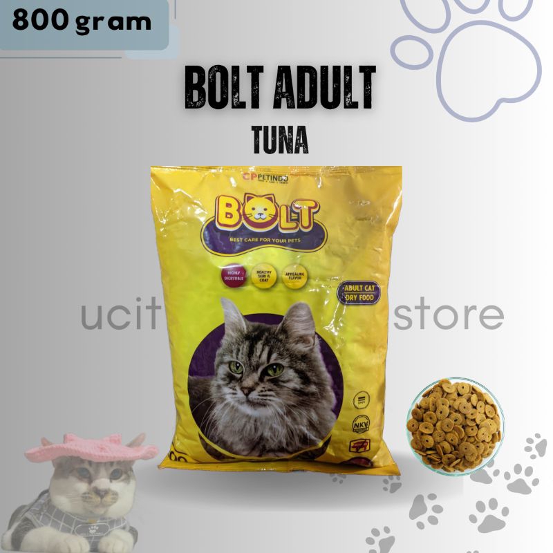 Jual Bolt Adult Tuna ( Donat ) Freshpack 800 gram " Dry Food Cat ...