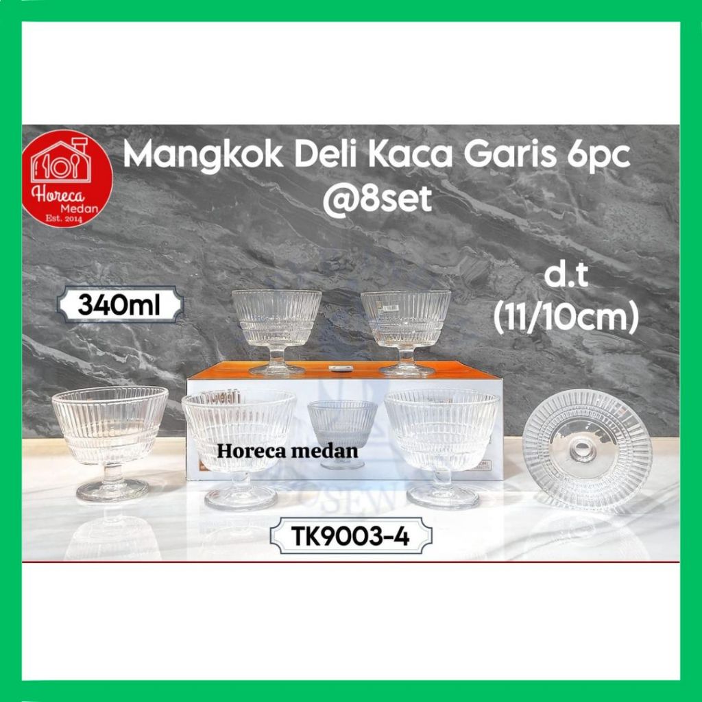 Jual MANGKOK KACA ES BUAH / MANGKOK KACA ES KRIM / MANGKOK KACA ...