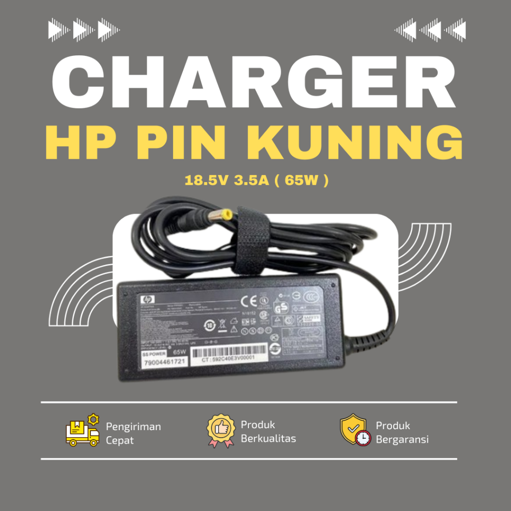 Jual Adaptor Charger HP Compaq 510 515 V3000 CQ510 CQ 510 18.5V 3.5A ...