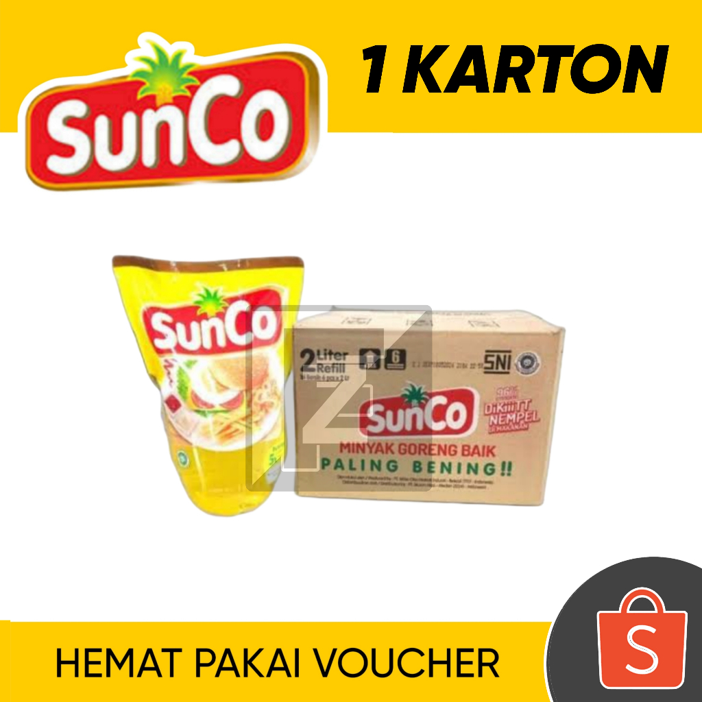Jual SUNCO 2 LITER 1 DUS (6pcs) | Shopee Indonesia