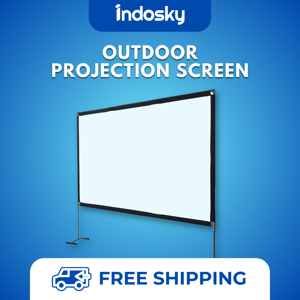 Jual [PROMO SPECIAL] Layar Proyeksi Luar Ruangan 120" Inch | Outdoor ...