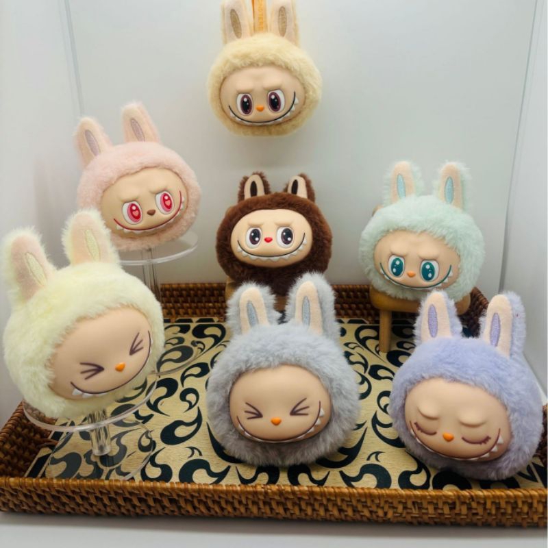 Jual Gantungan kunci boneka labubu premium kepala labubu macarons the ...