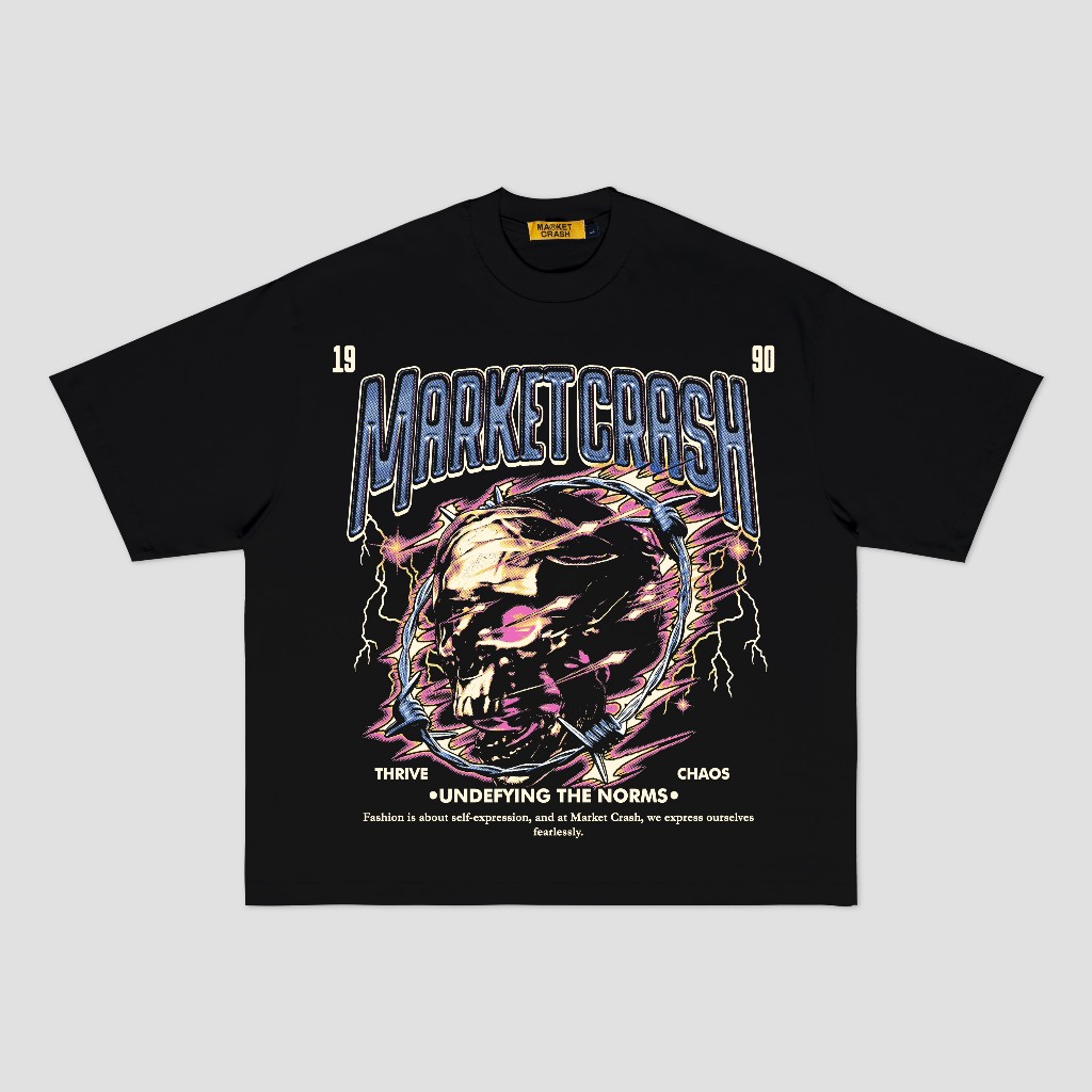 Jual Marketcrash Kaos Boxy Skull Crash | Shopee Indonesia