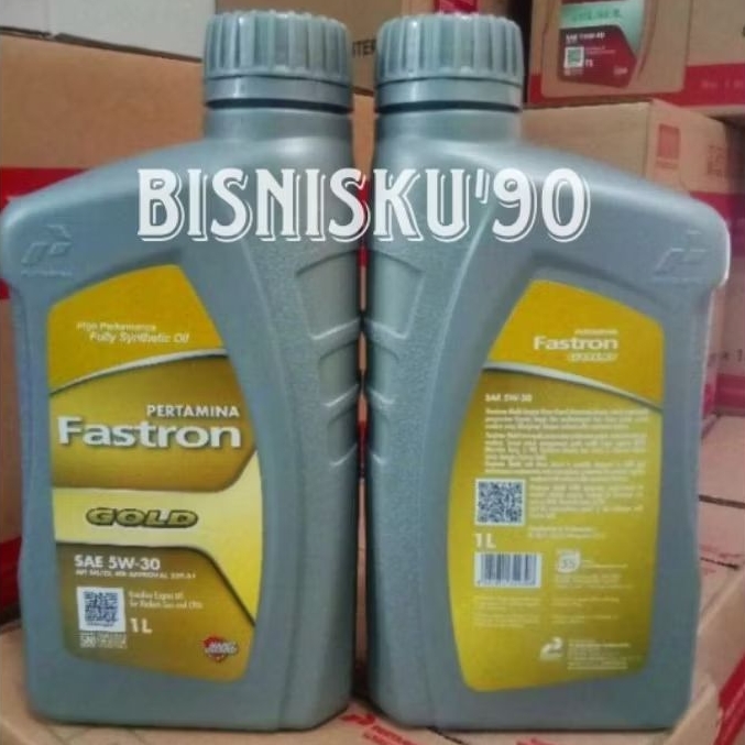 Jual Oli Fastron Gold 5w-30 liter / Pertamina Fastron Gold | Shopee ...