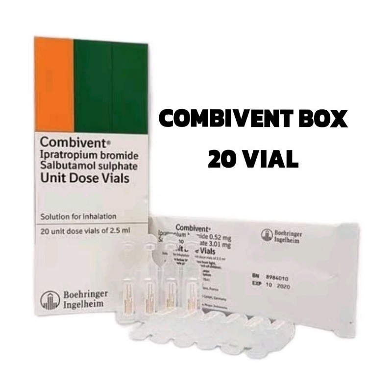 Jual COMBIVENT 2,5 ML UDV 20'S NEBULIZER BOX | Shopee Indonesia