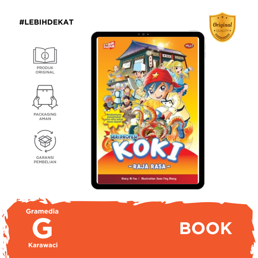 Jual Gramedia Karawaci - Komik Pintar: Seri Profesi - Koki Raja Rasa ...