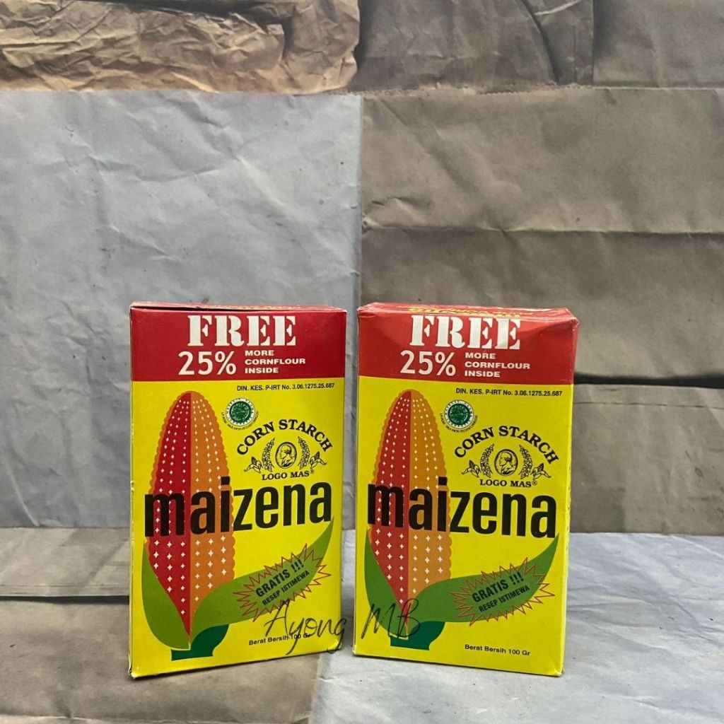 Jual TEPUNG MAIZENA LOGO MAS FREE 25% 100GR / TEPUNG PATI JAGUNG / CORN ...