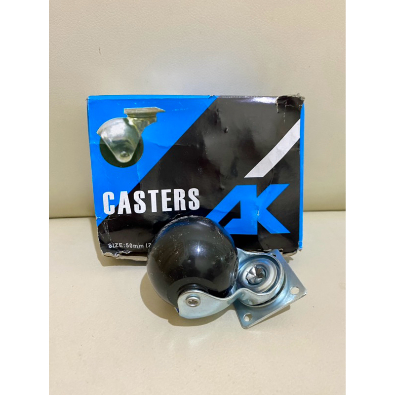 Jual Roda bulat AK Casters 50mm | Shopee Indonesia