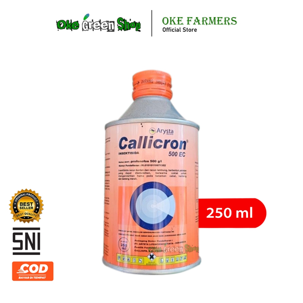 Jual Calicron 500EC 250ml Insektisida Spektrum Pembasmi Semua Hama ...