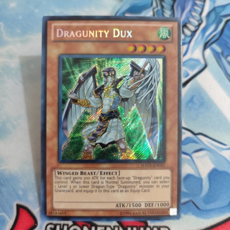 Jual Yugioh Dragunity Dux HA03 Secret Rare Original | Shopee Indonesia