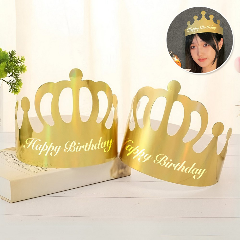 Jual Topi Anak Ulang Tahun Kertas Bentuk Mahkota / Crown Happy Birthday ...