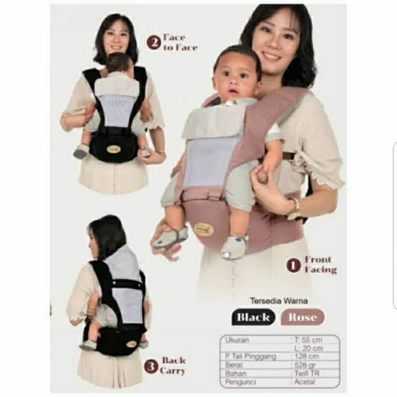 Jual Dialogue Hipseat 7in1 Eldora Series/FreeFlow Series/Airflow Plain Color Series/Gendongan ...
