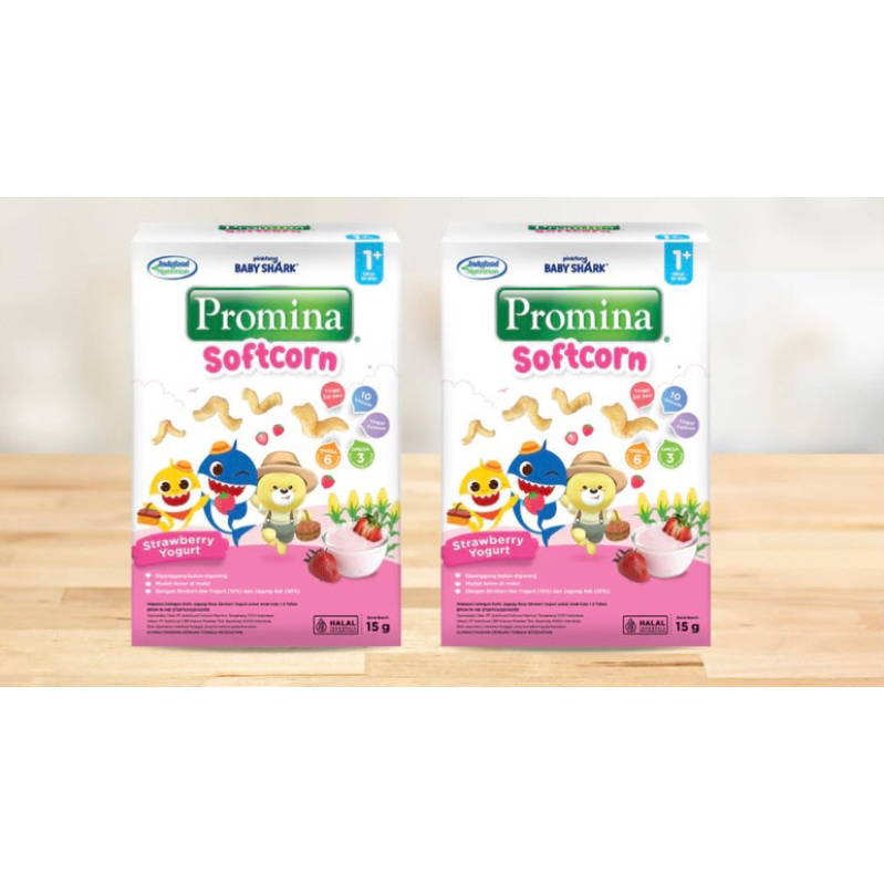 Jual Promina Softcorn Strawberry Yogurt 15g | Shopee Indonesia