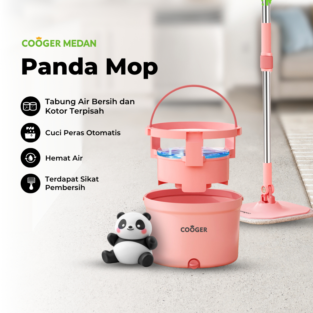 Jual COOGER MEDAN Alat Pel Lantai Otomatis Peras Air Kotor Terpisah ...