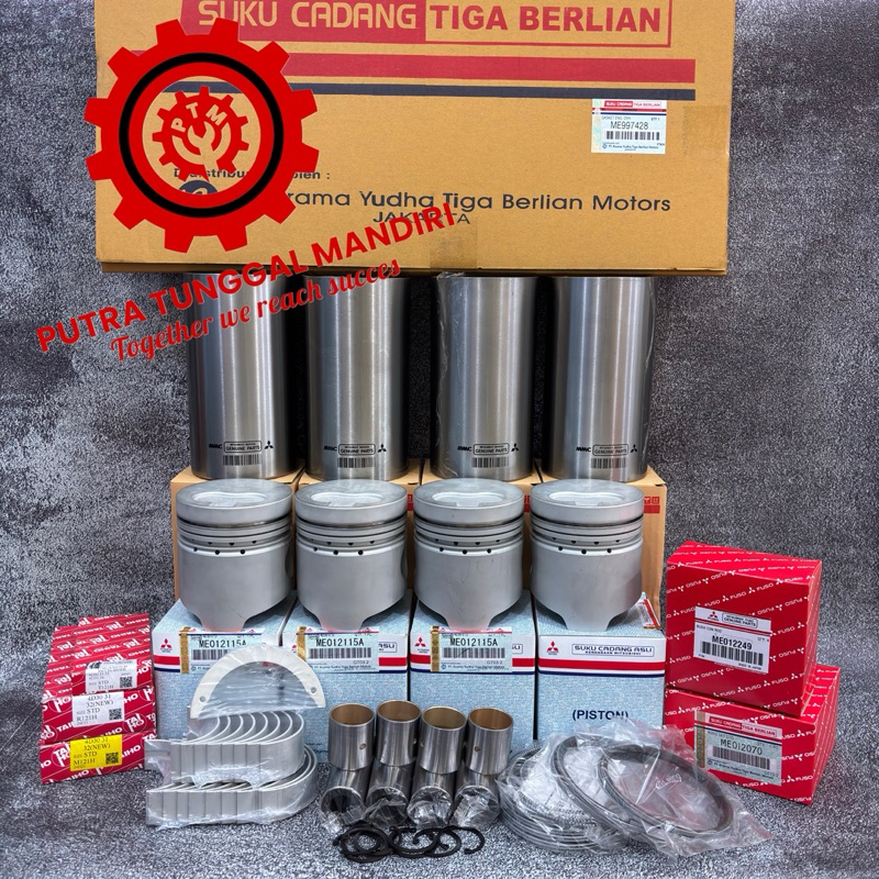 Jual Liner Kit Liner+Piston+Ring+Bushing+Paking set+Metal Duduk+Metal ...