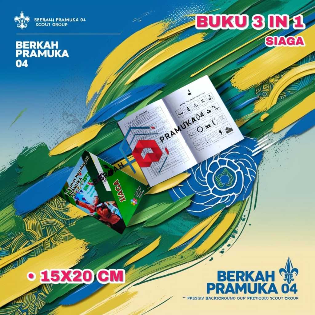 Jual buku sku skk spg 3 in 1 pramuka siaga hijau ukuran 15x21cm | Shopee Indonesia