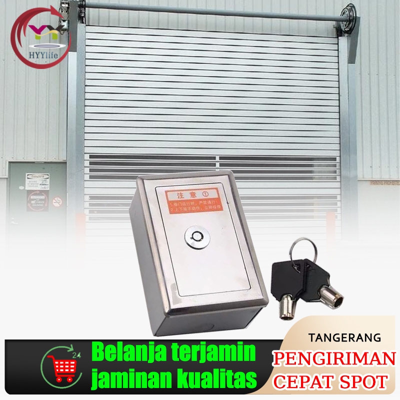 Jual Box Tombol Stainless Rolling Door / Lock Box / Rumah Tombol ...