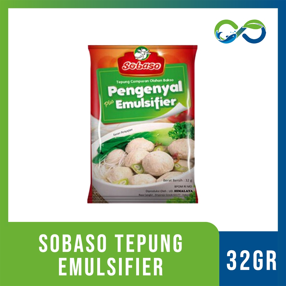 Jual [Aqua Eco Farm] SOBASO Tepung Pengenyal baso, Penstabil & Perenyah ...