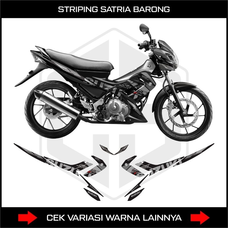 Jual Sticker Suzuki Satria Fu Barong / Striping Satria fu 150 Versi ori ...