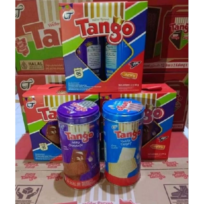 Jual Tango wafer hampers lebaran kartonan isi 12 x (2*50gr) | Shopee ...