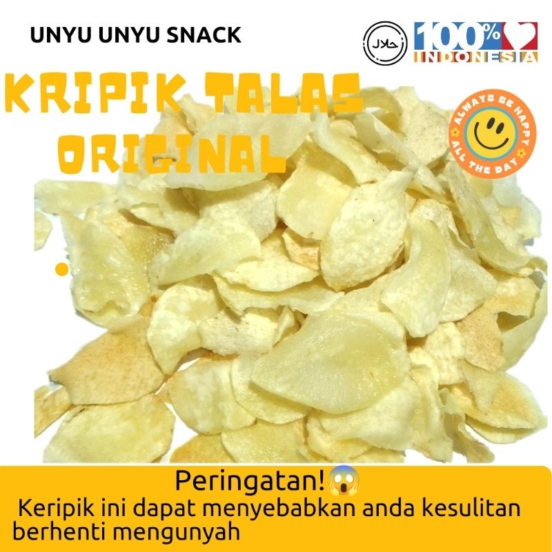 Jual CEMILAN KERIPIK TALAS MBOTE MAKANAN RINGAN RASA ORIGINAL 1KG ...
