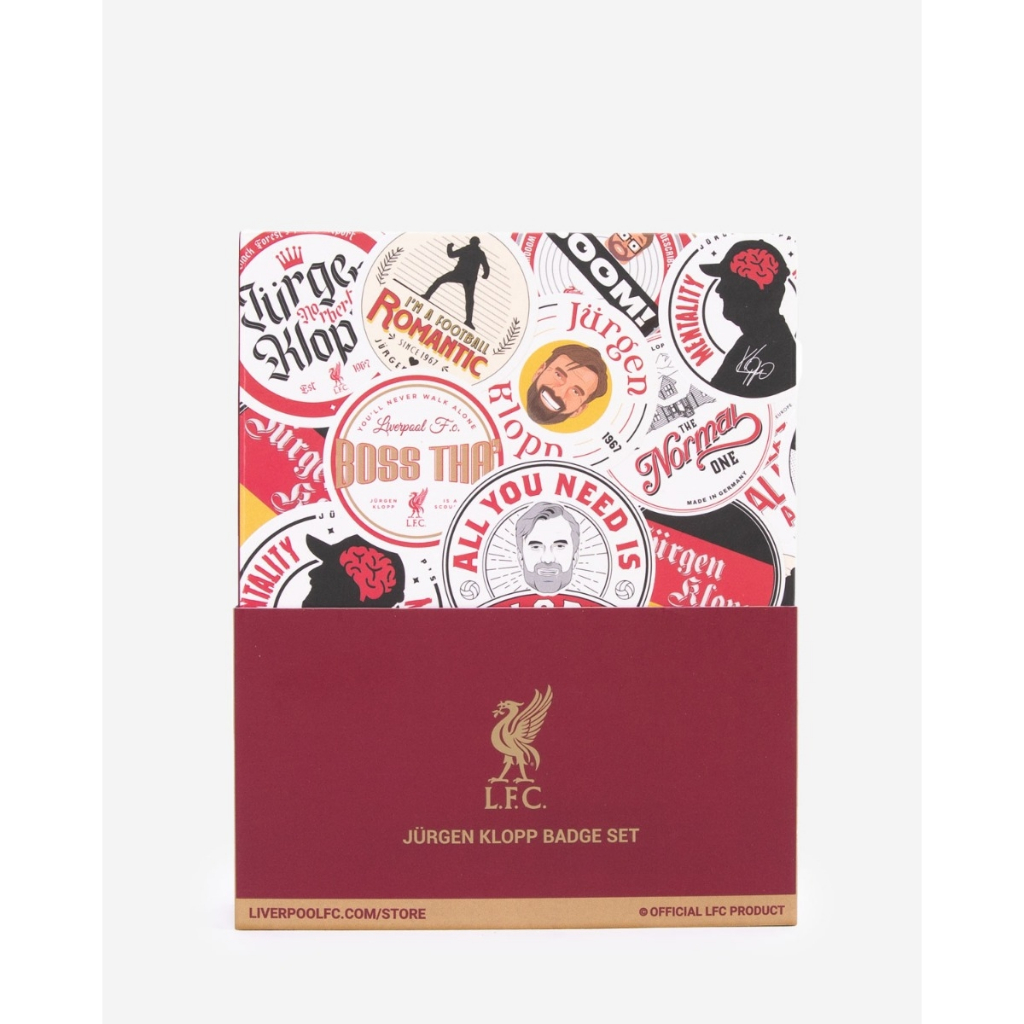 Jual Liverpool FC Jürgen Klopp Limited Edition Badge Set - Official LFC ...