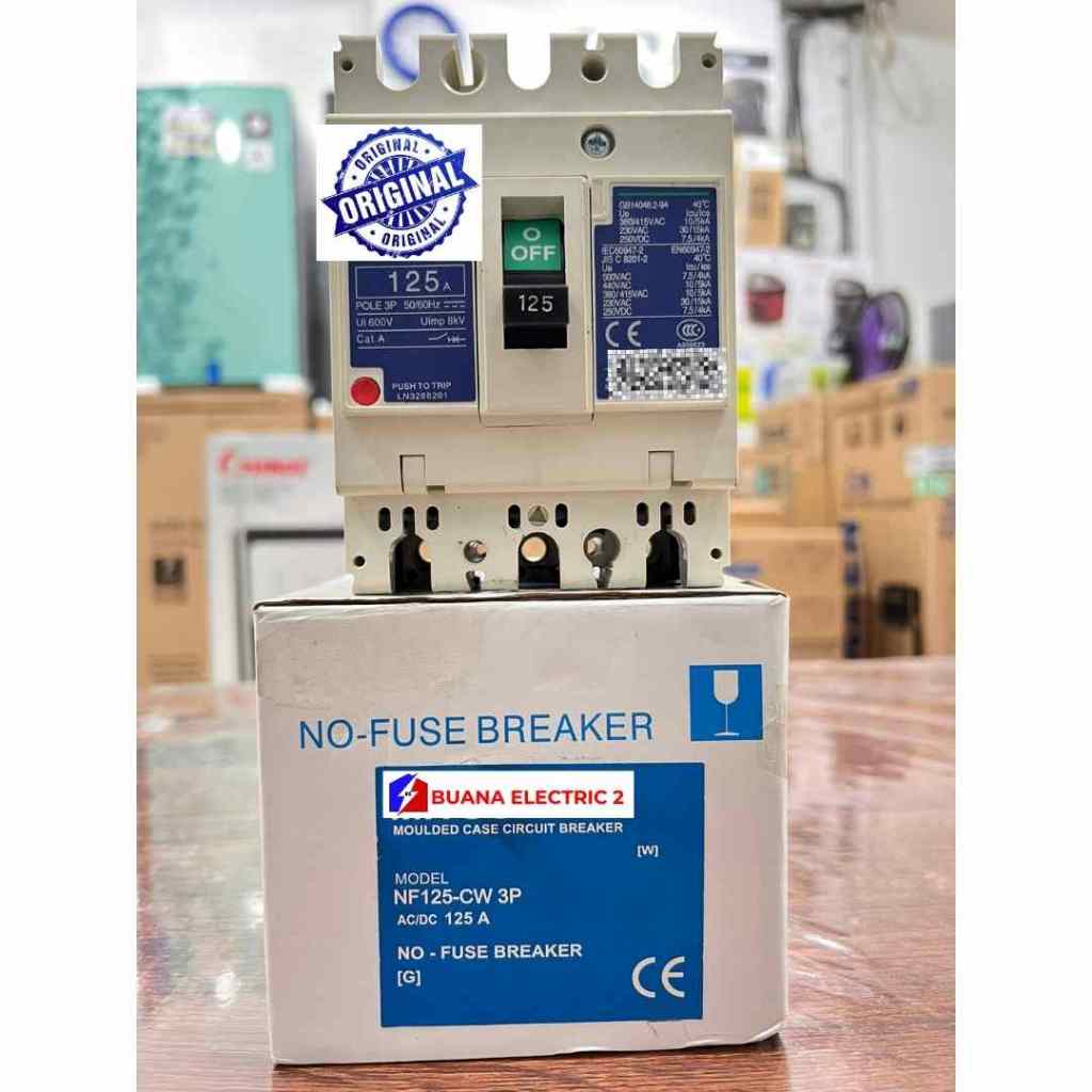 Jual MCCB Breaker mitsubishi NF-125CW 125A | Shopee Indonesia