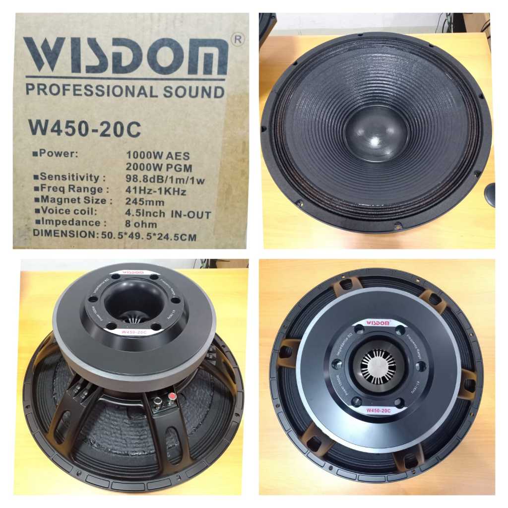 Jual Speaker wissdom w450-20c | Shopee Indonesia