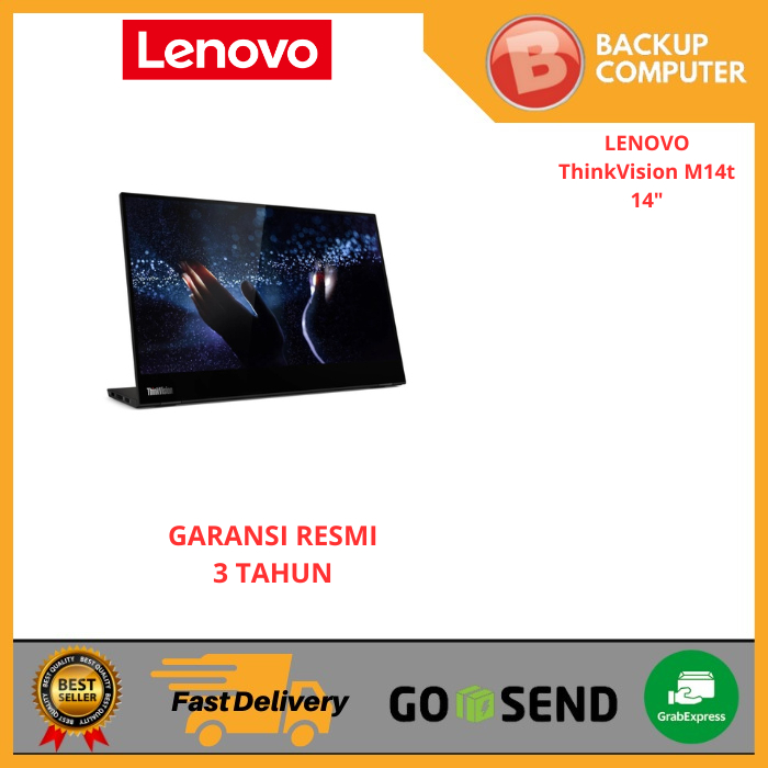 Jual MONITOR LENOVO ThinkVision M14t 14" INCH 62A3UAR1WW | Shopee Indonesia