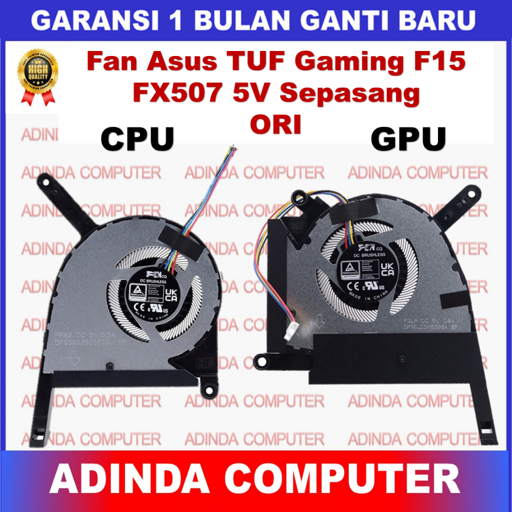 Jual Kipas Fan Asus TUF Gaming A15 F15 FA507 FA507R FA507RC FA507RE ...