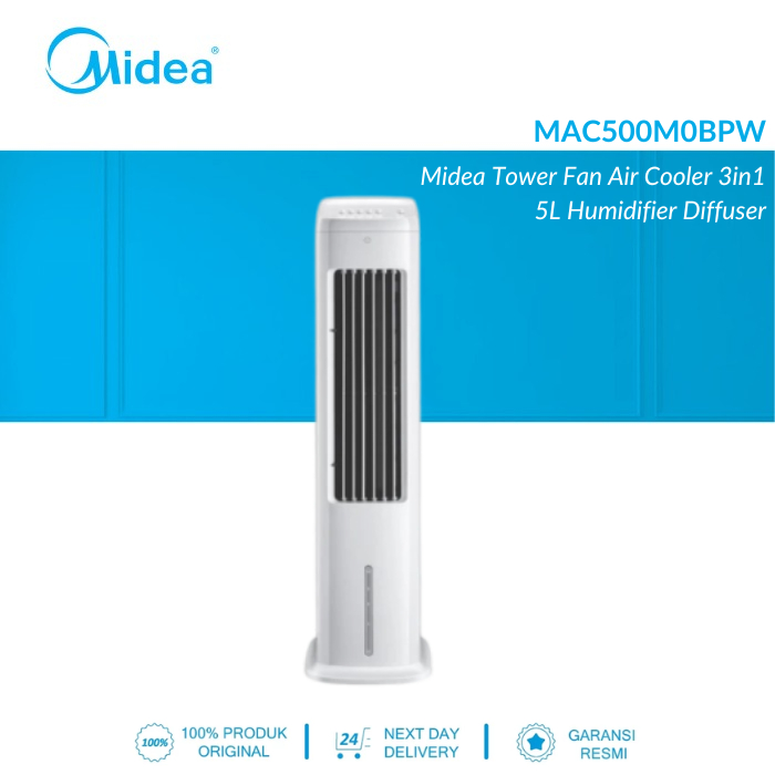 Jual Midea 3-in-1 Evaporative Air Cooler - MAC500M0BPW (5L) | Shopee ...