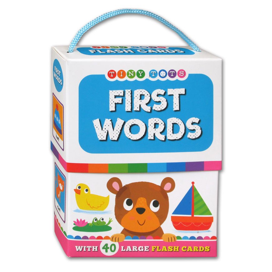Jual My First Words Tiny Tots Flash Cards (40 Large Flash Cards) [Igloo ...