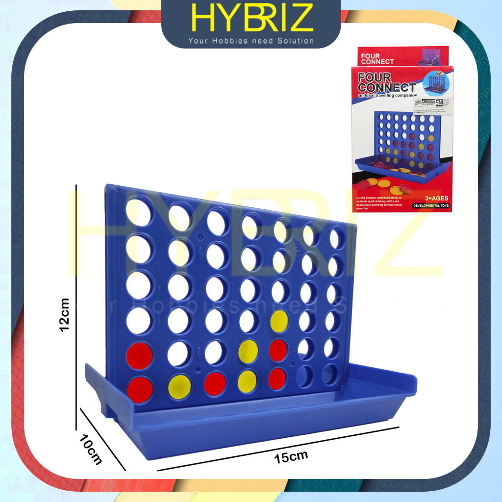 Jual Four In A Line Connect 4 In A Line Board Game Kids Children Fun ...