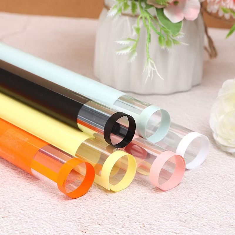 Jual [5 Lembar] Wide Border Color Cellophane |Wrapping Papper ...